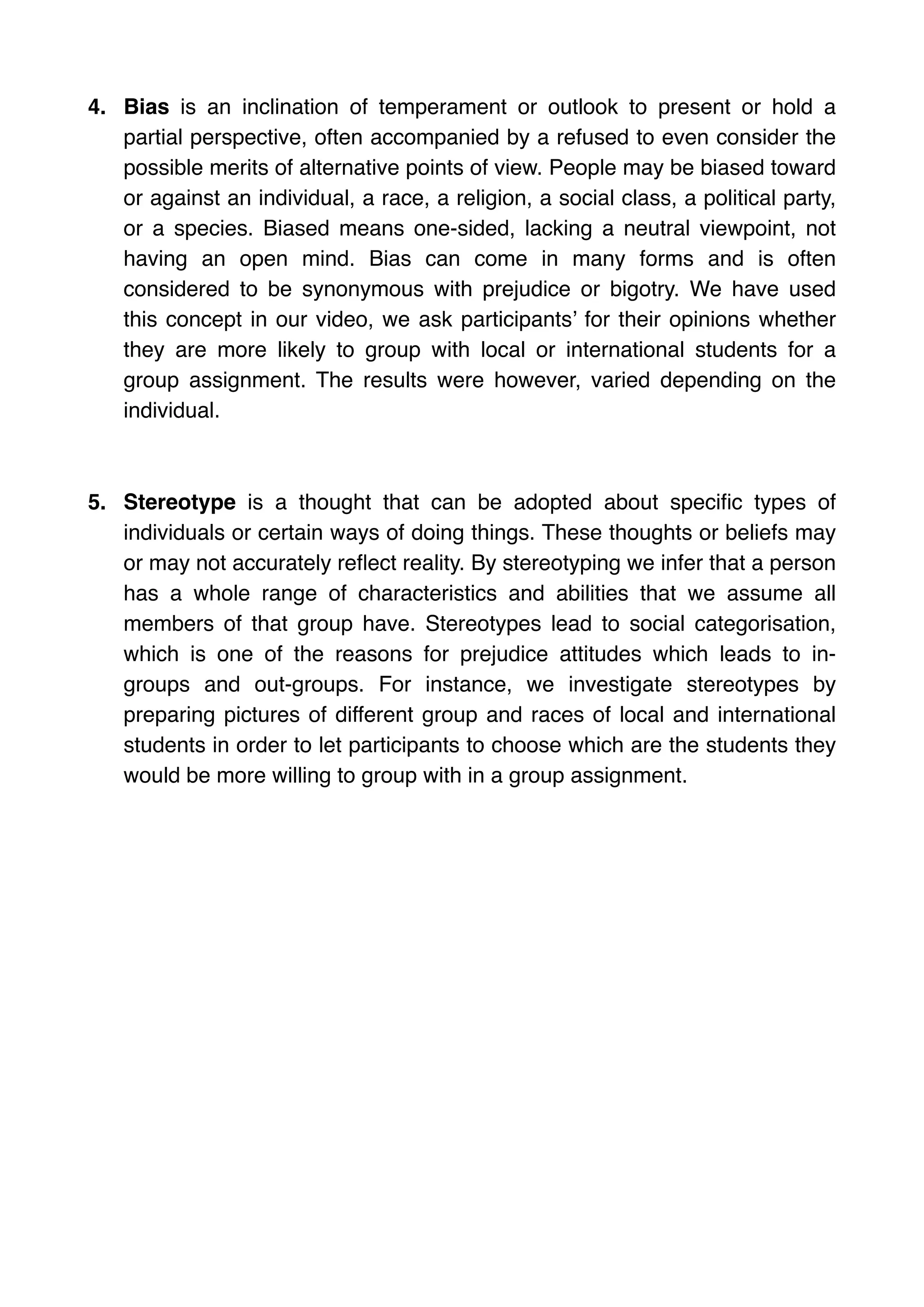 Psychology final project report | PDF