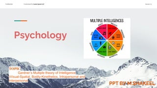 Gardner's multiple Intelligence theories | PPT
