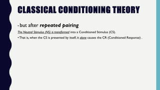 Classical and operant conditioning | PDF