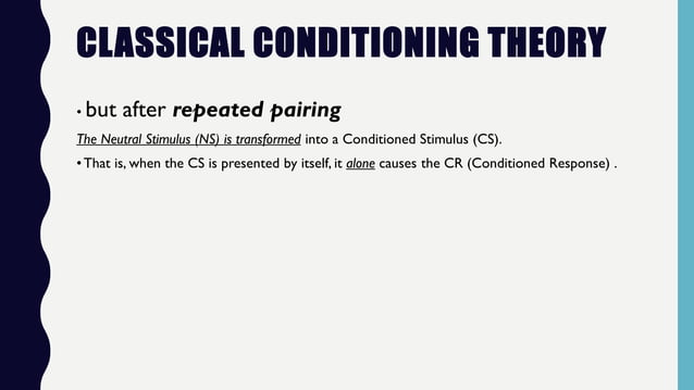 Classical and operant conditioning | PDF | Science