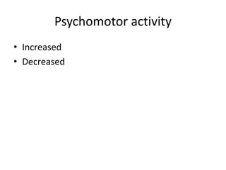 Psychiatry history taking and MSE | PPTX