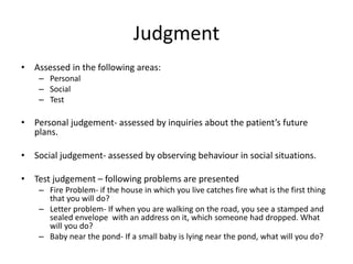Psychiatry history taking and MSE | PPTX