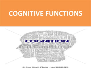 cognitive functions | PPTX