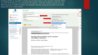 PSYN 101 Library Assignment Guide | PPTX
