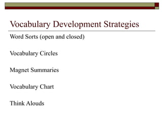 Content Area Reading Strategies | PPT