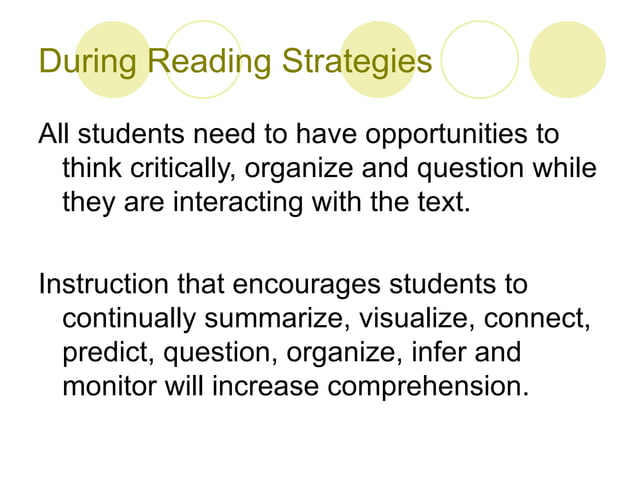 Content Area Reading Strategies | PPT
