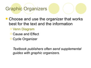 Content Area Reading Strategies | PPT