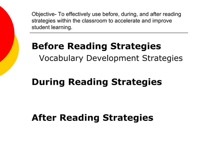 Content Area Reading Strategies | PPT