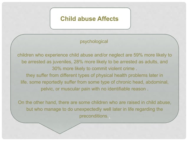 Child Abuse | PPT
