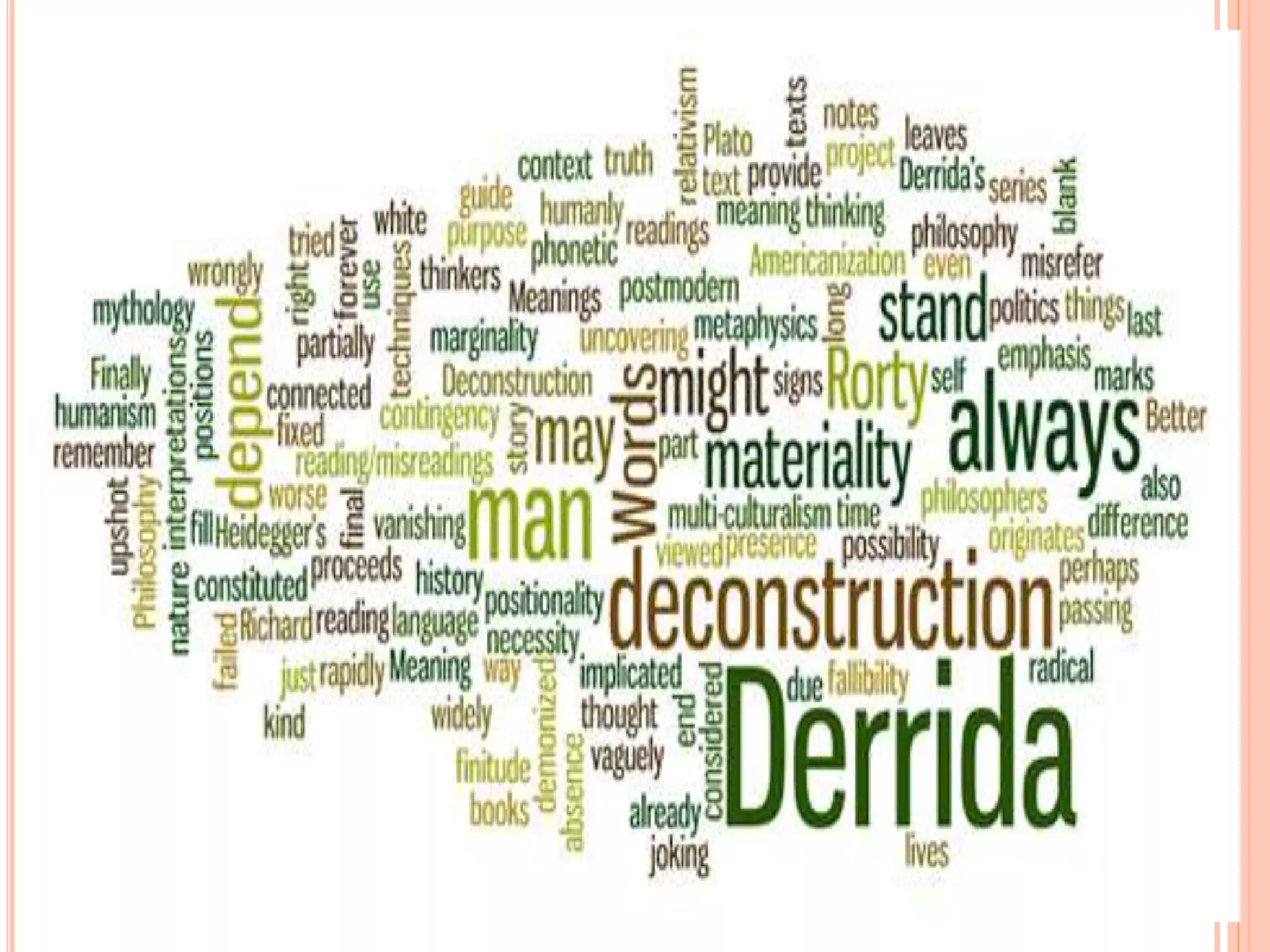 Deconstuction | PPTX