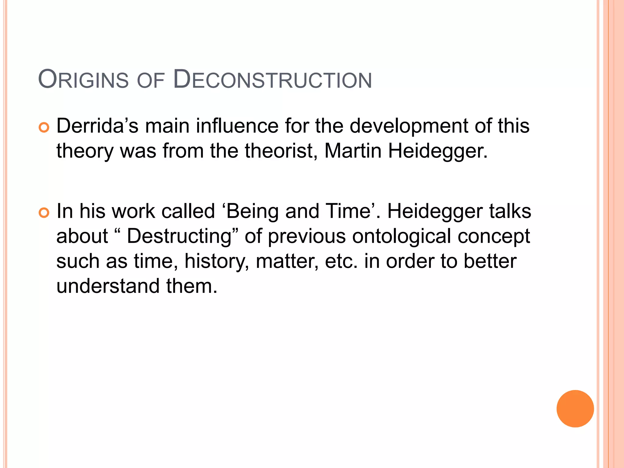 Deconstuction | PPTX