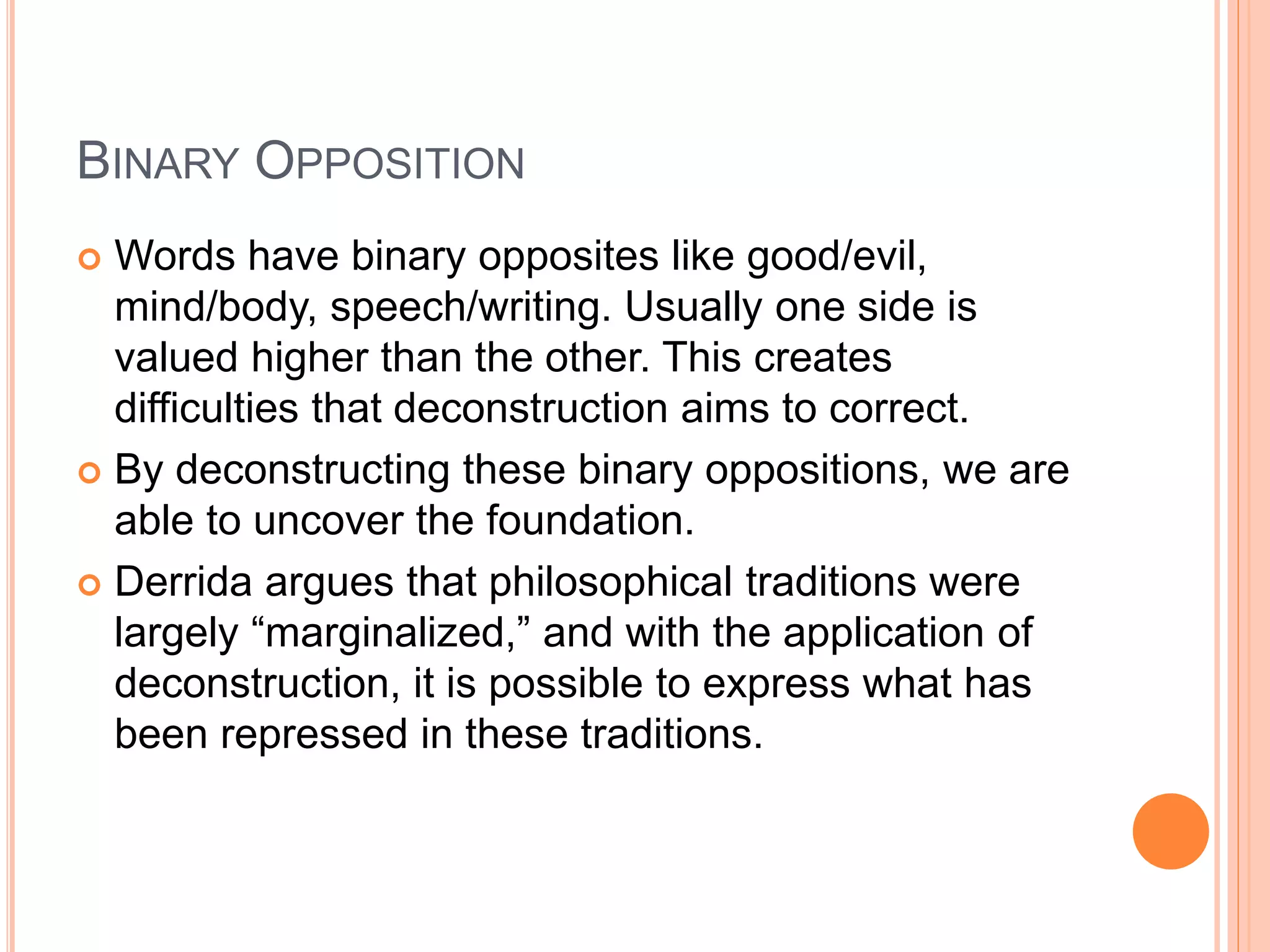 Deconstuction | PPTX