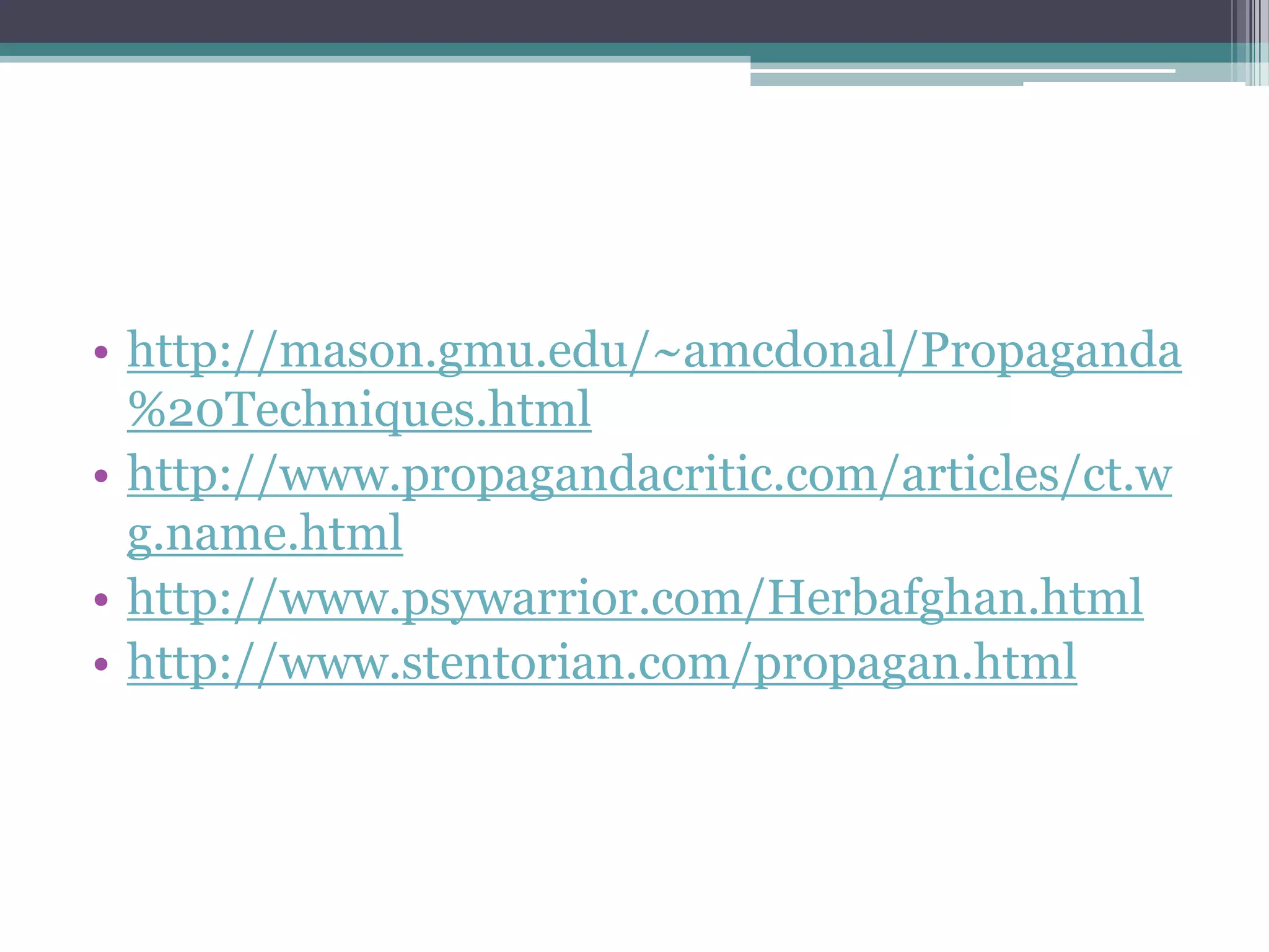 Psychological warfare | PPTX