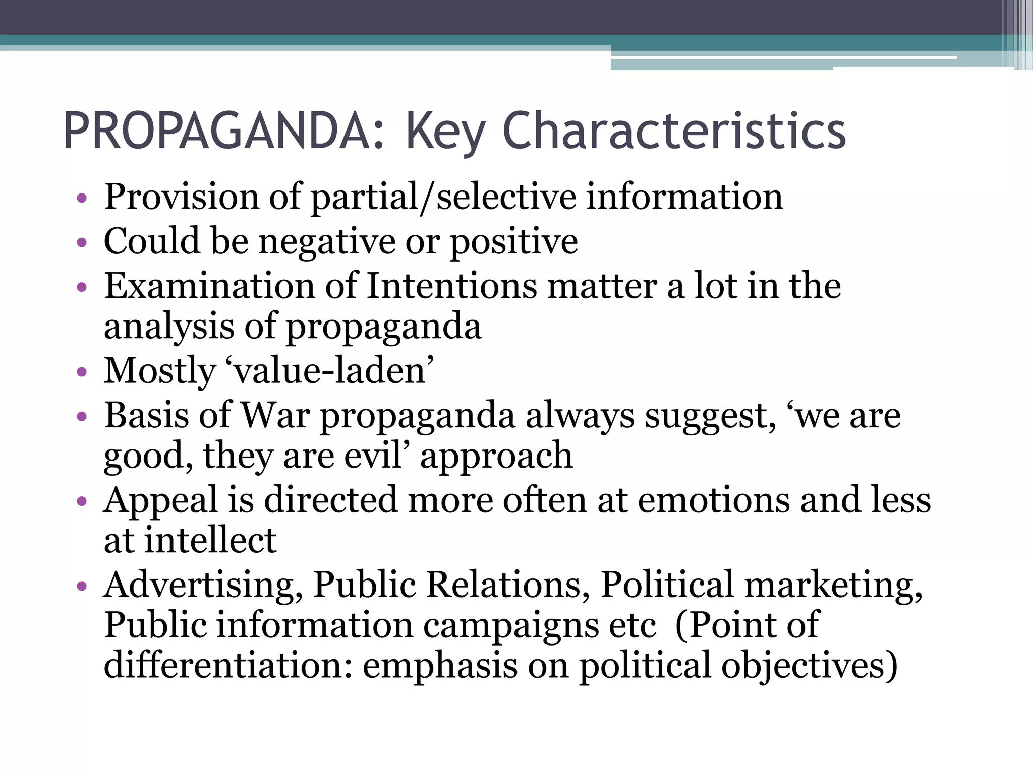 Psychological warfare | PPTX