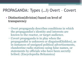 Psychological warfare | PPTX