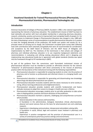 Psz guidelines for pharmacy training programs accreditation process 1 | PDF