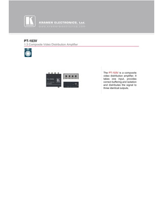 Kramer PT-103V