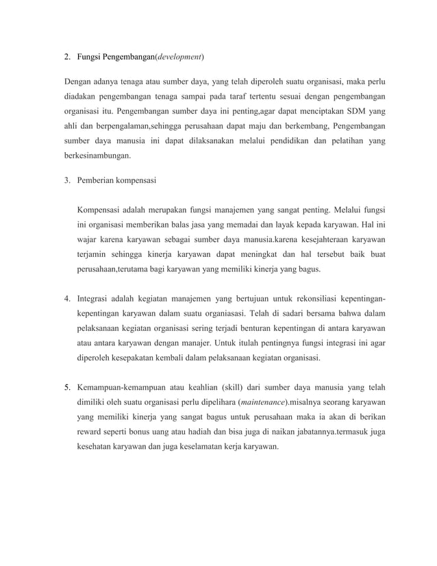 Tugas kelompok SDM | PDF