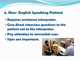 Interviewing Patient with Special Needs | PPTX