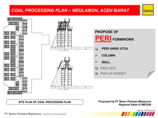 PROYEK COAL PROCESSING PLAN - PT. BAMA, MEULABOH - ACEH BARAT | PPT
