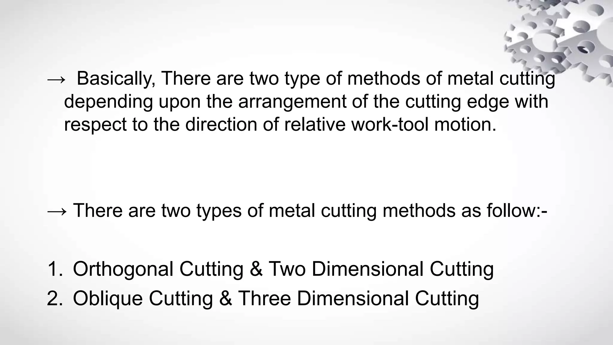 TYPES OF CUTTING | PPTX