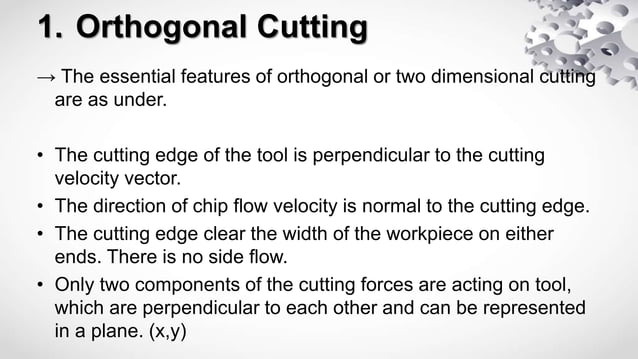 TYPES OF CUTTING | PPTX