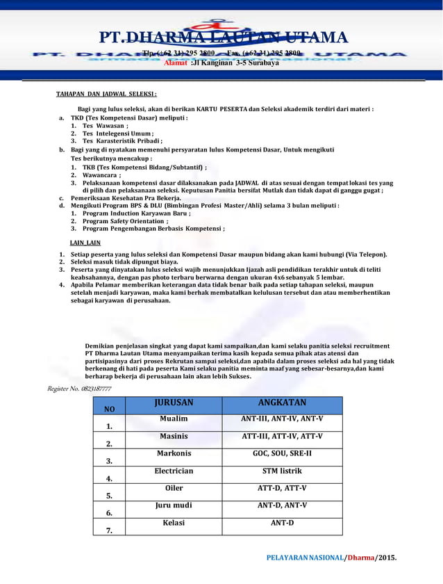 Pt.dharma lautan utama | DOCX