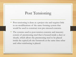 Post Tension | PPTX