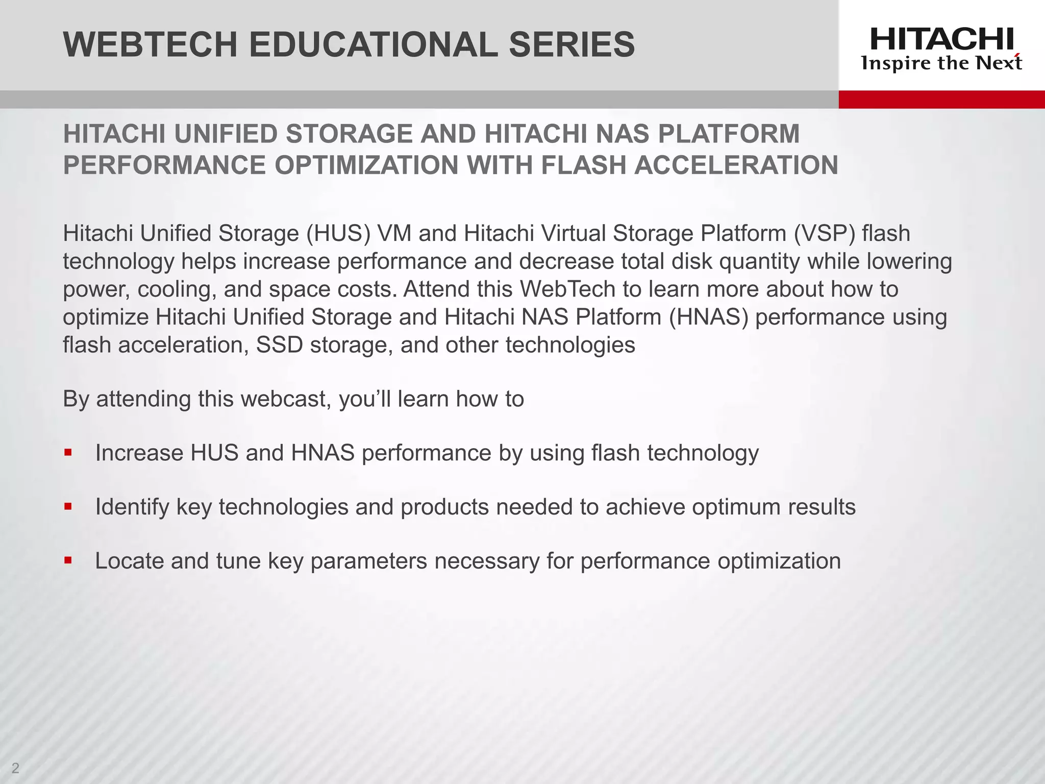 Hitachi Unified Storage and Hitachi NAS Platform Performance ...