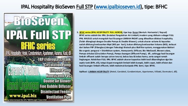 Ipal biotech + biofilter by BioSeven STP, WWTP (0821 4123 5115) | PPT