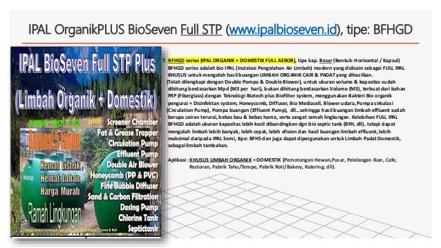 Ipal biotech by BioSeven STP (0821 4123 5115) www.ipalbioseven.co.id