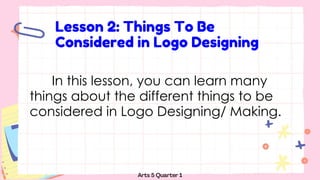 (pt.1) Arts 6 Quarter 1 Module 1 - Logo Design and Cartoon Character ...