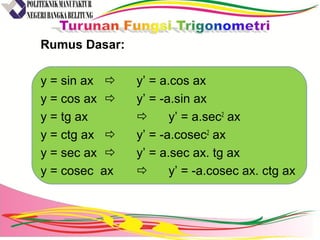 Pt 2 diferensial fungsi | PPT