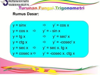 Pt 2 diferensial fungsi | PPT
