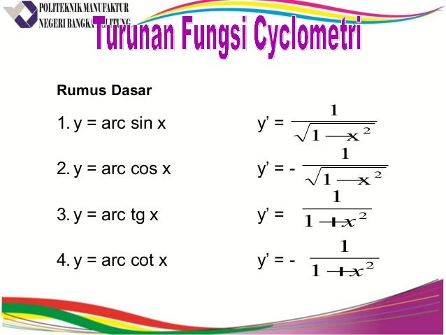 Pt 2 turunan fungsi eksponen, logaritma, implisit dan cyclometri-d4