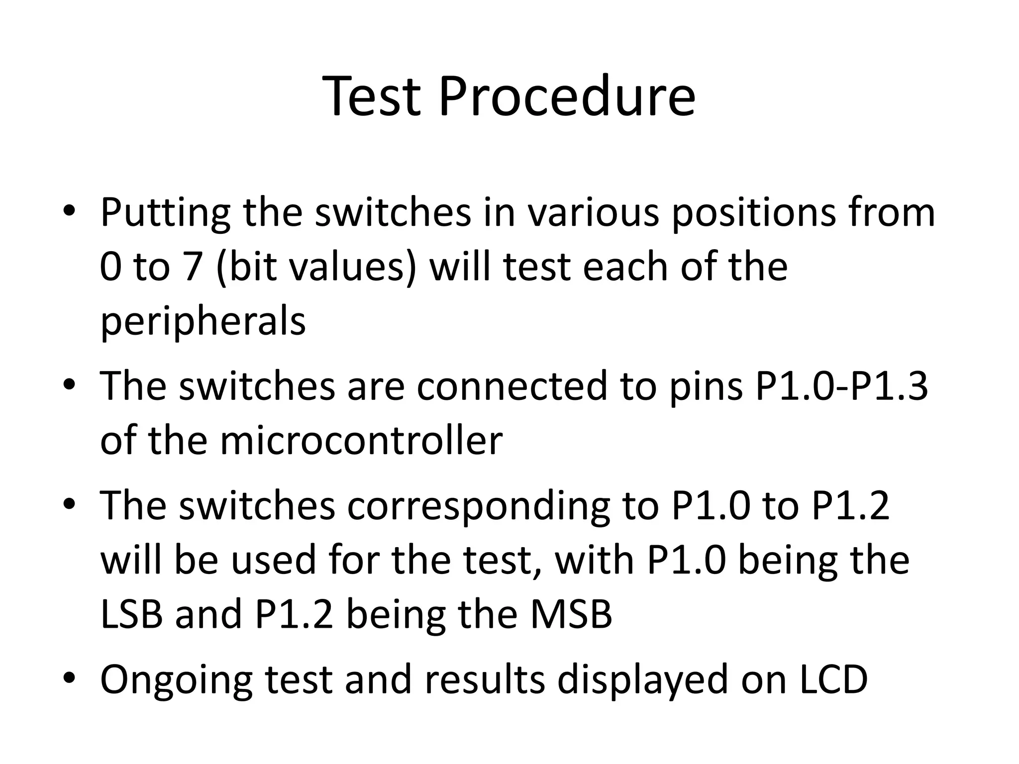 Pt 51 kit - Peripheral self-test | PDF