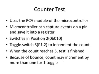 Pt 51 kit - Peripheral self-test | PDF
