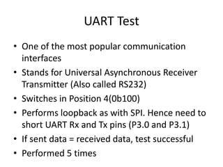 Pt 51 kit - Peripheral self-test | PDF