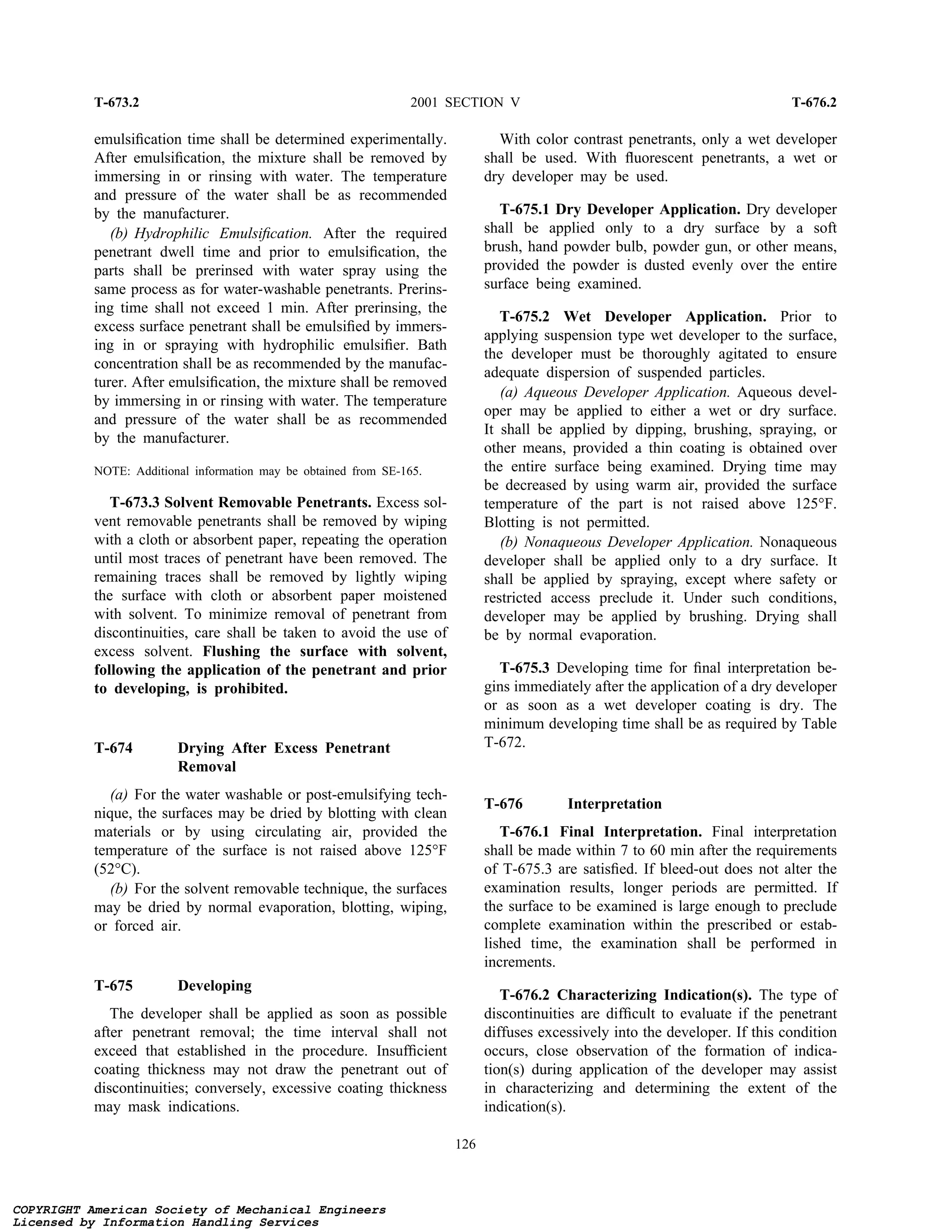 Pt asme sec v art -6 | PDF