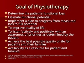PT-in-palliative-care an overview and importance | PPT