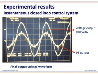 High frequency Sine wave inverter -Challenges in voltage feedback ...