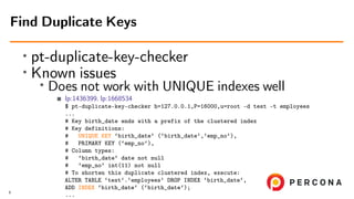 Managing MariaDB Server operations with Percona Toolkit | PPT