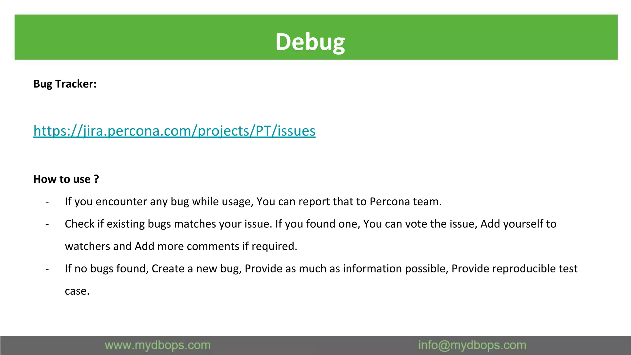 Handling Schema Changes Using pt-online-schema change. | PDF
