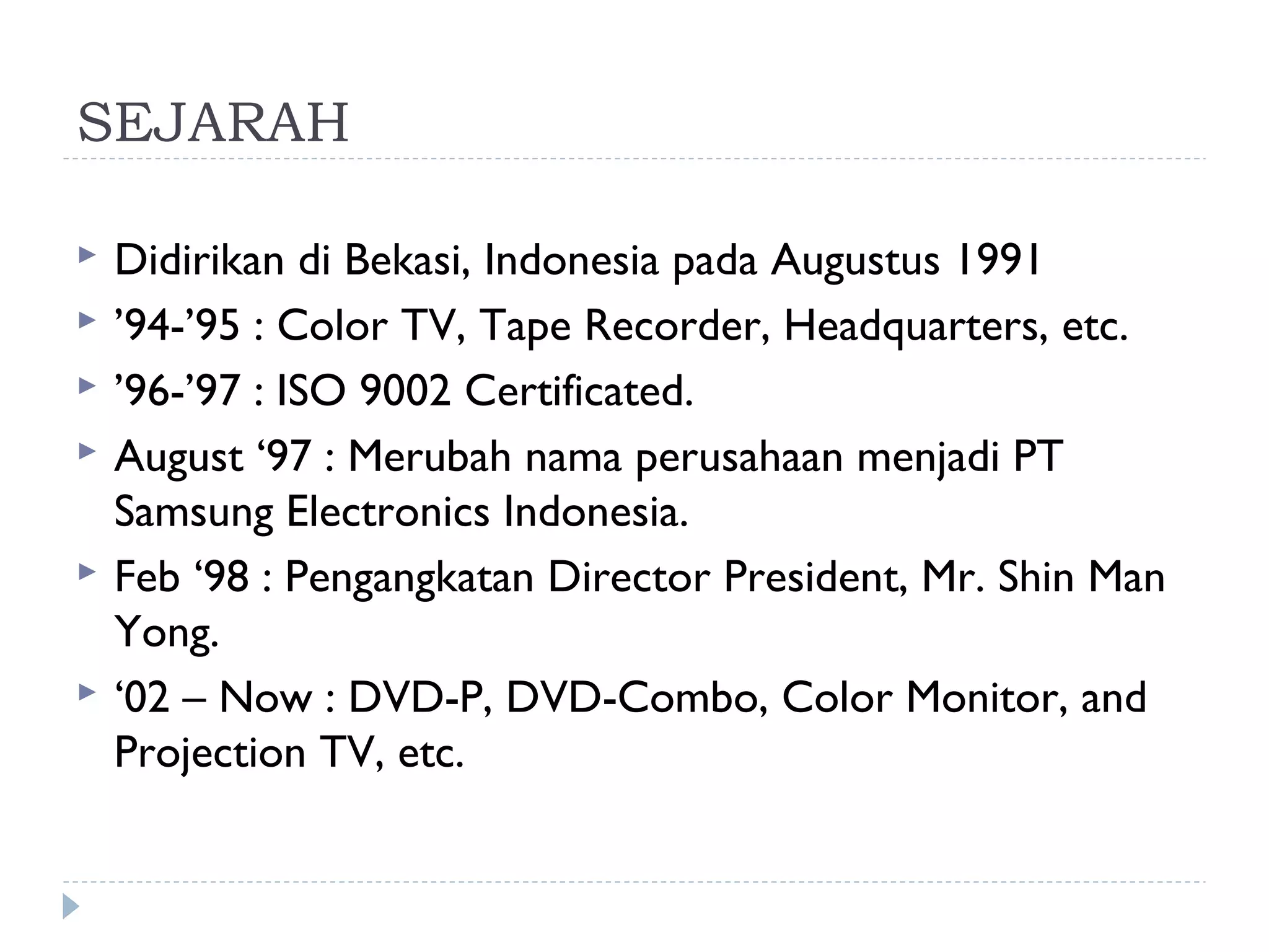 PT Samsung-Electronics-Indonesia | PPT