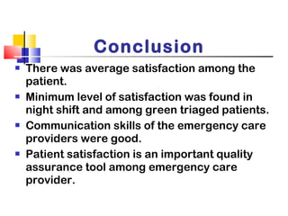 Pt. satisfaction -ppt. (2) | PPT