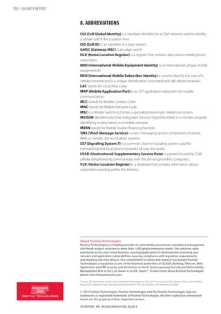 SS7 Vulnerabilities | PDF