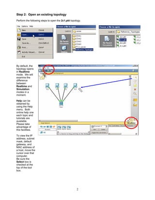 Pt using packettracer | PDF