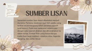 PT 05 SEJARAH LISAN KURIKULUM MERDEKA KELAS 7 | PDF