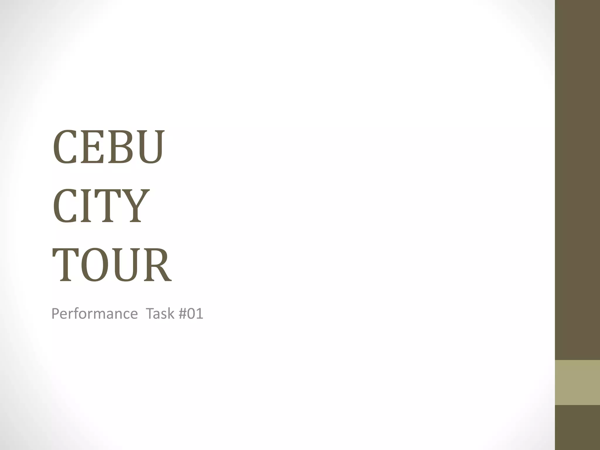 CEBU DESTINATIONS | PPTX