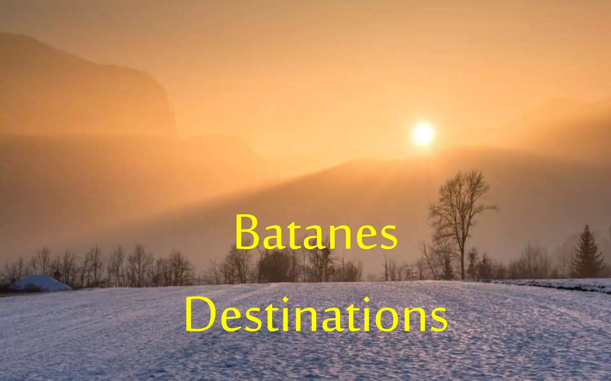 Batanes Destinations | PPTX